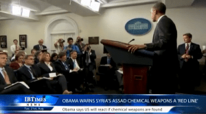 One year ago today, President Obama issued "red line" threat on Syrian ...